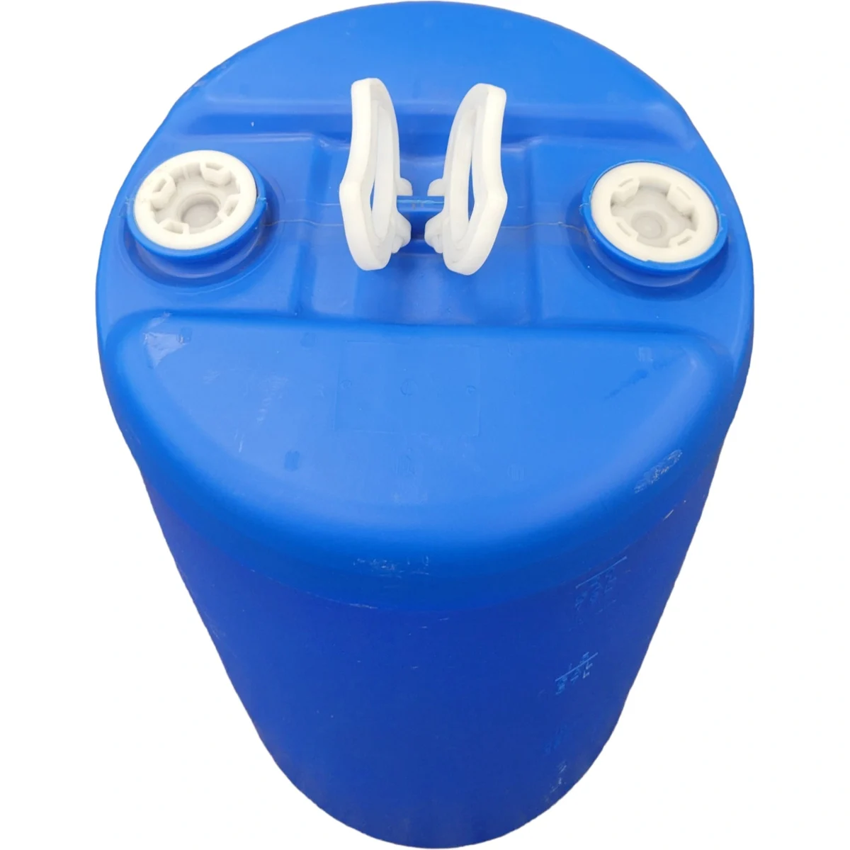 20 Gallon Blue Tight Head Plastic Drum, UN Rated, 2" NPS & 2" Buttress ...